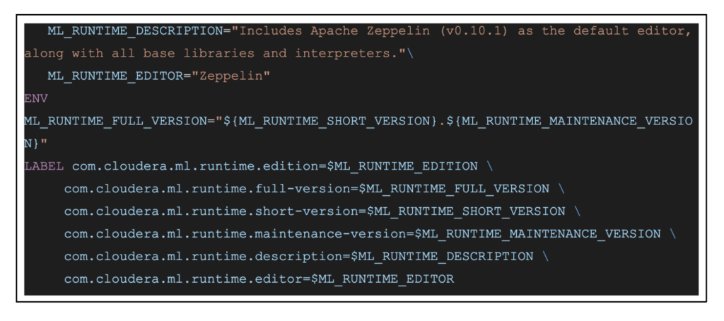 Building Custom Runtimes With Editors In Cloudera Machine Learning Cloudera Blog
