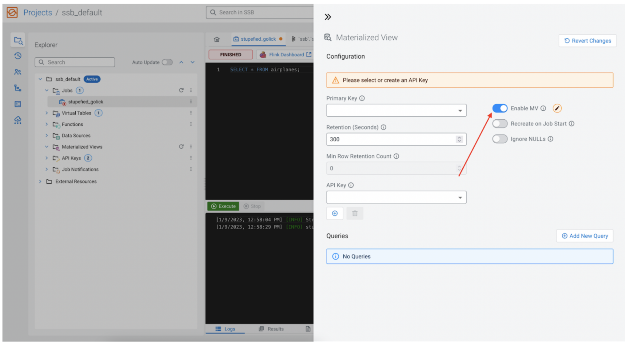 Materialized Views in SQL Stream Builder - Cloudera Blog Materialized Views in SQL Stream Builder - Cloudera Blog